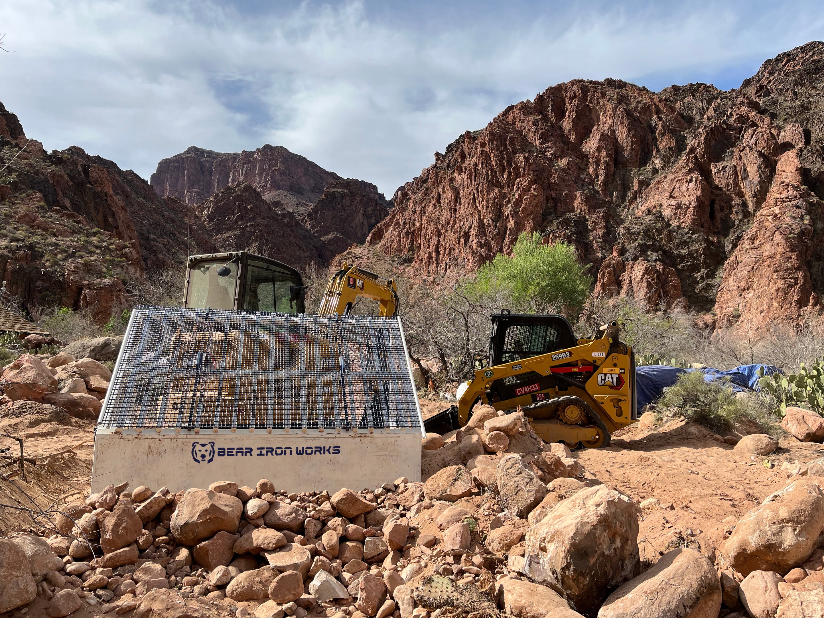 Small Rock Screen for Skid Steers